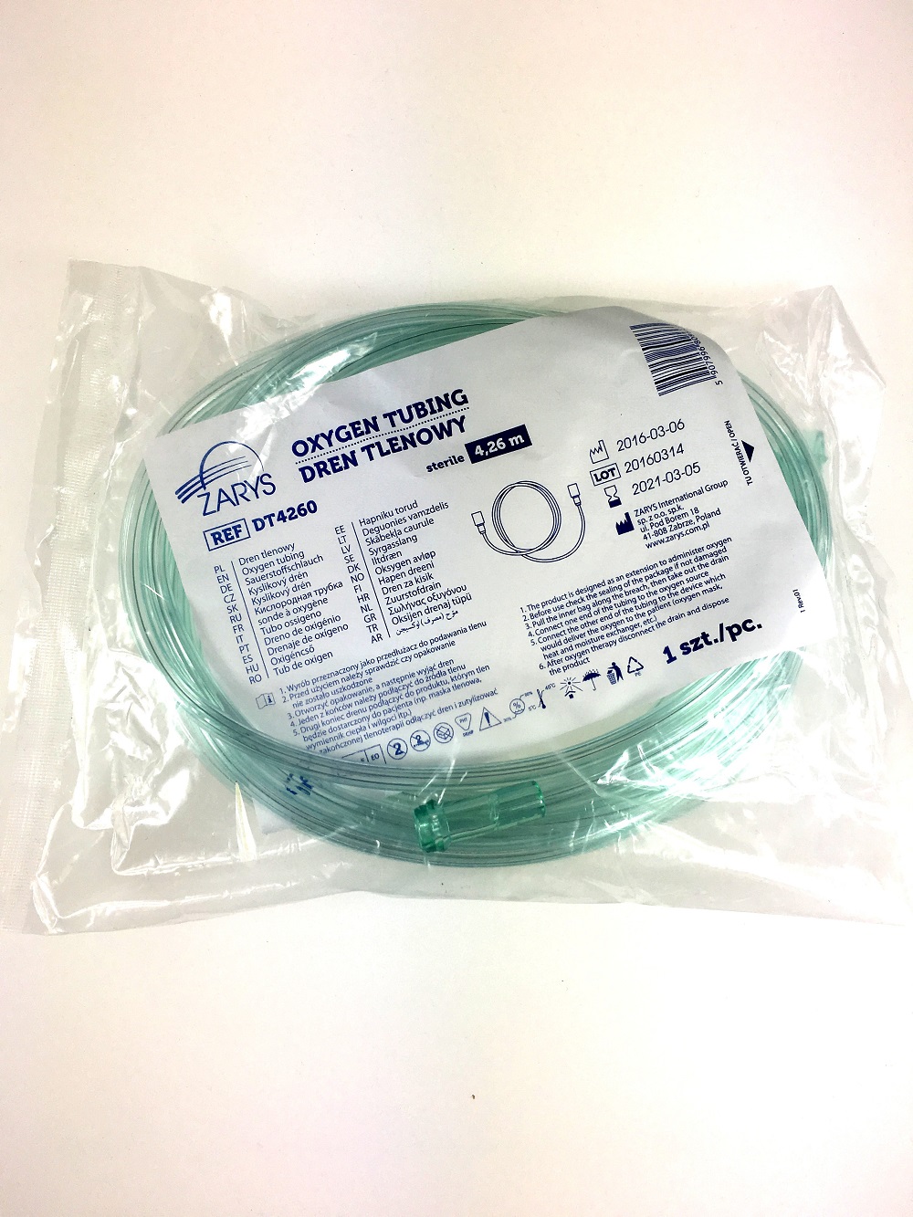 Dren tlenowy 4,26 m - Medical Depot - Zaopatrzenie medyczne